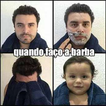 Meu ZapZap - Imagens Eu fazendo barba - Engraçadas para Whatsapp e Facebook
