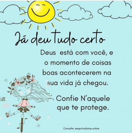 Meu ZapZap - Imagens Já deu certo - Religiosas para Whatsapp e Facebook